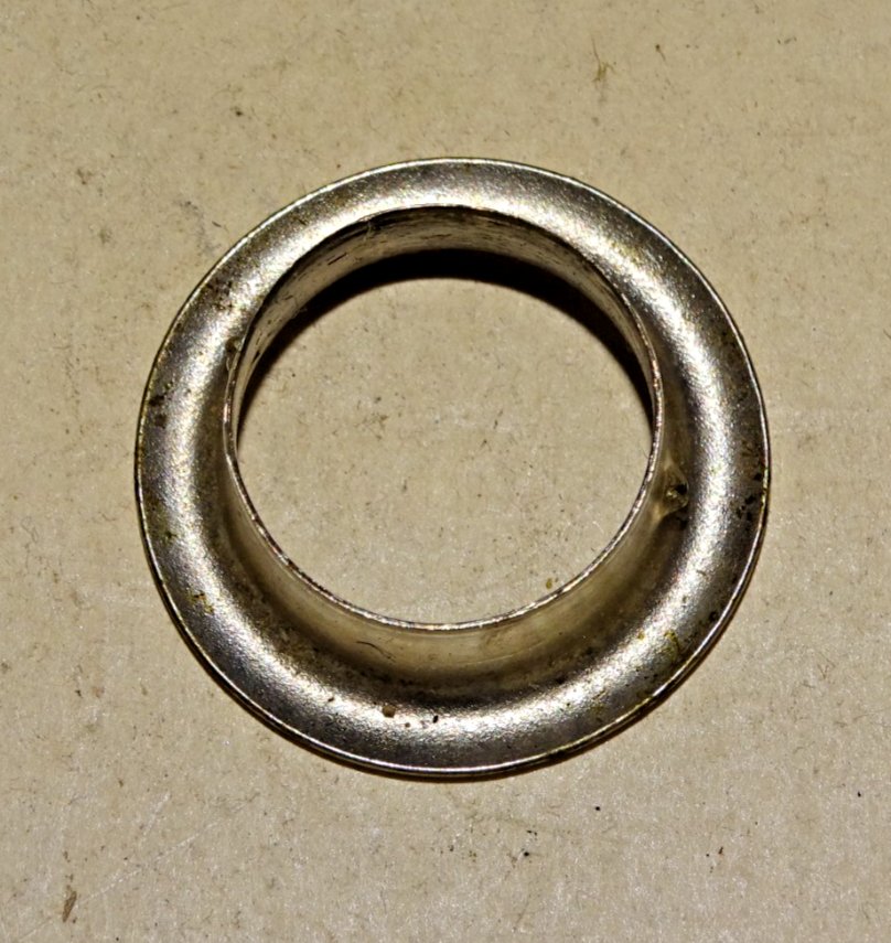 Edison Crank Hole Escutcheon for a Cylinder Phonograph, Nickel Plated ...