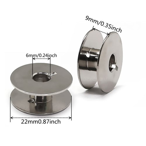 2Pcs Bobbin Case #9076 and 20Pcs Bobbins #9033 Compatible with PFAFF ...