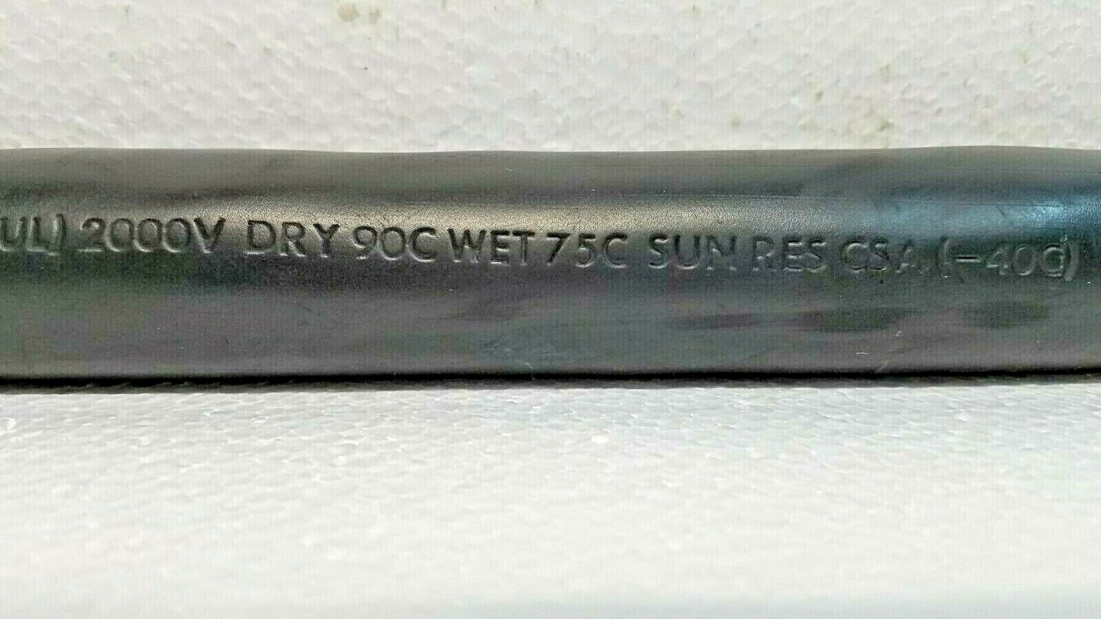 4/4 Type W 2000V Portable Flexible Power Cable -40 to 90C (20ft) Indoor ...