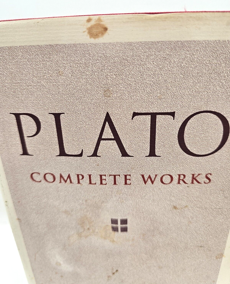 Plato Complete Works Edited John M. Cooper Hardcover 1997 9780872203495 ...