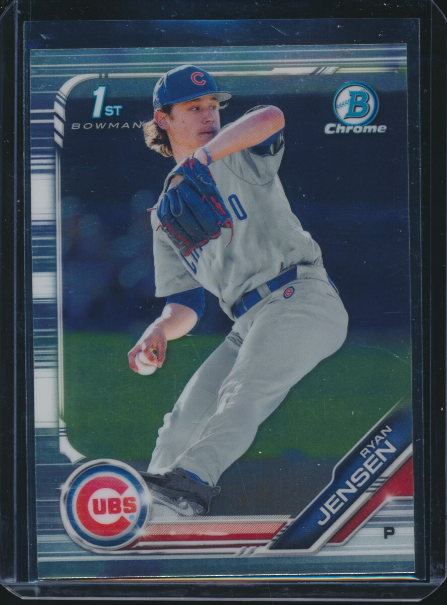 RYAN JENSEN 1st 2019 Bowman Chrome Draft CHICAGO CUBS Rookie Card RC | eBay