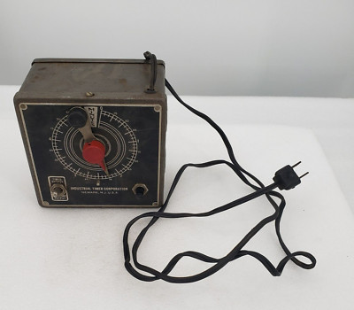 Industrial Timer Corporation Vintage Model P-5M Mountable 5 Minute ...