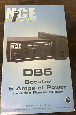 NCE DB5 5 Amp Booster w/Power Supply #5240028 for NCE DCC Systems NIB ...