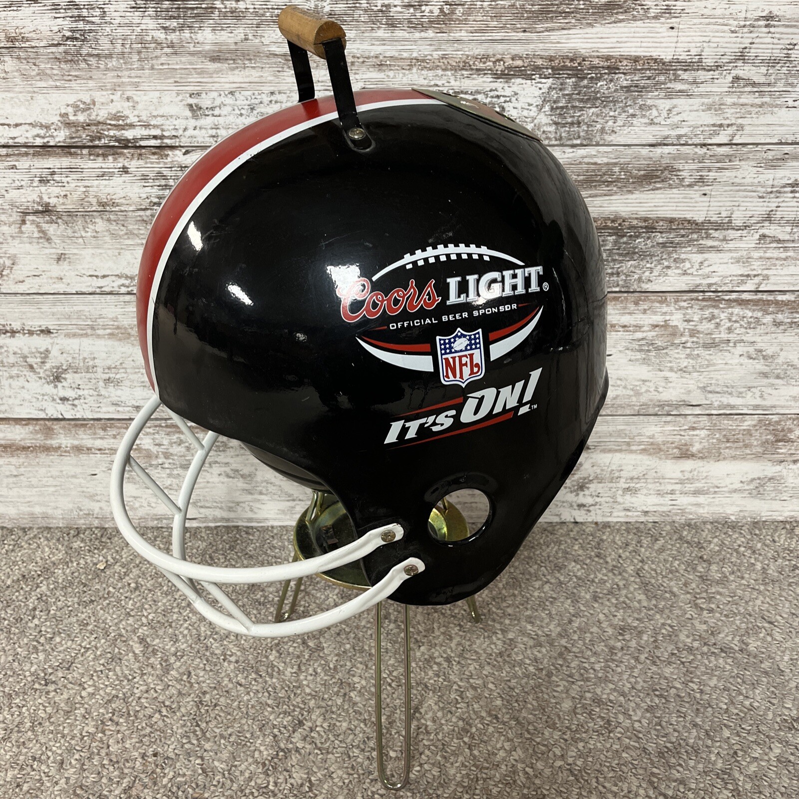 Coors Light Vintage Football Helmet Barbecue Grill Good Condition | eBay
