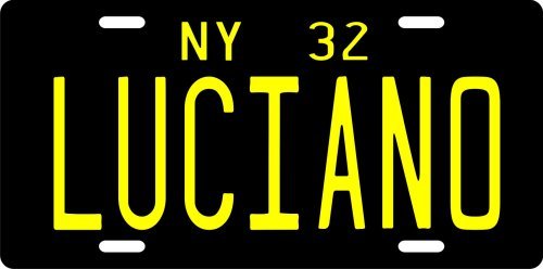 Lucky Luciano mobster mafia 1932 New York License plate | eBay