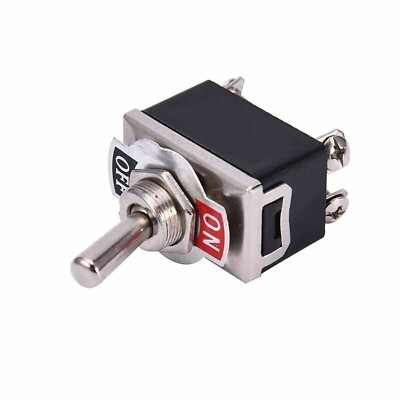 12V Heavy Duty Toggle Flick Switch ON/OFF Car Dash Light Metal SPST ...