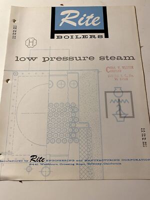 Rite Boilers Low Pressure Steam | eBay