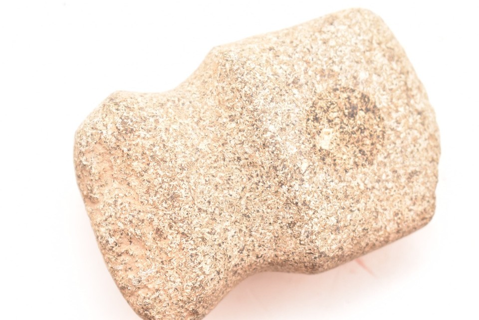 Primitive Native American Grooved Stone Axe Head Indigenous Artifact ...