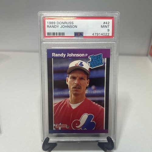 1989 Donruss #42 Randy Johnson - Rated Rookie PSA 9 Mint !!! | eBay