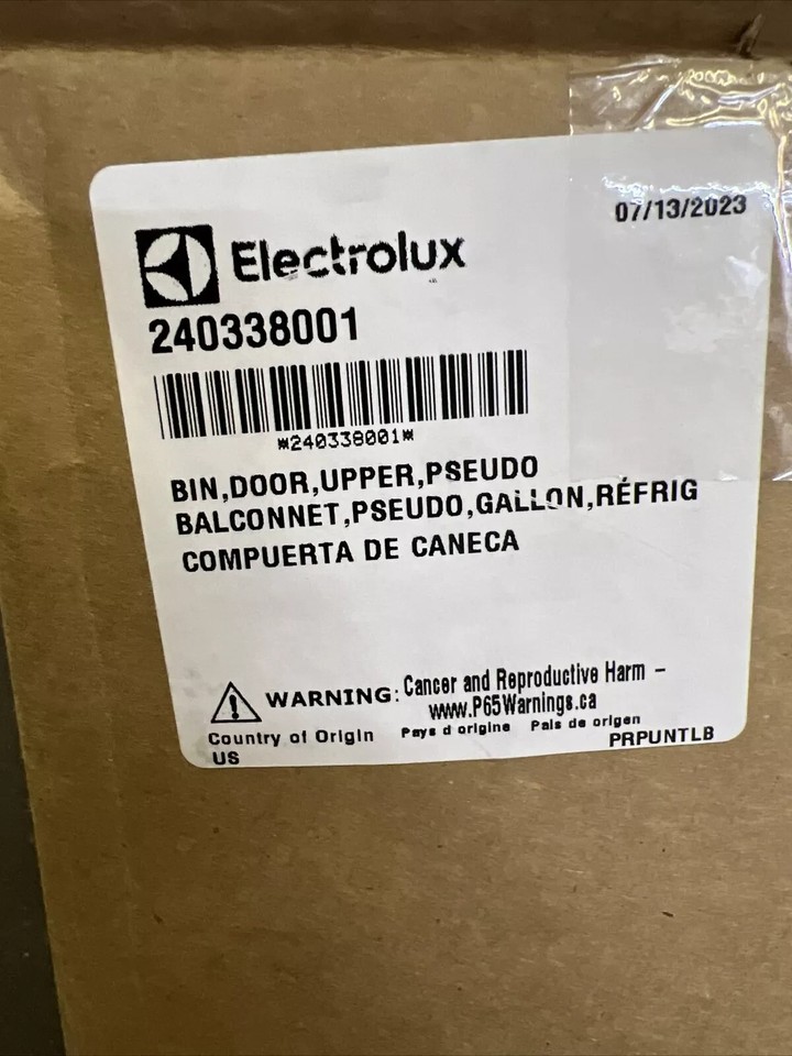 240338001 OEM Electrolux Frigidaire Refrigerator Door Shelf AP2115859 ...