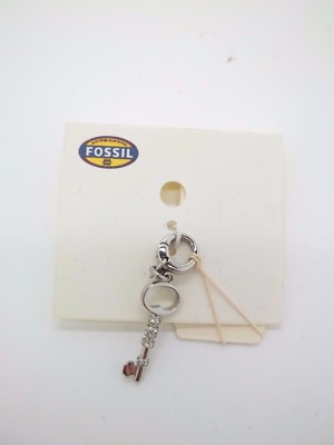 Fossil Key Crystals Sliver-tone Charm #285 | eBay