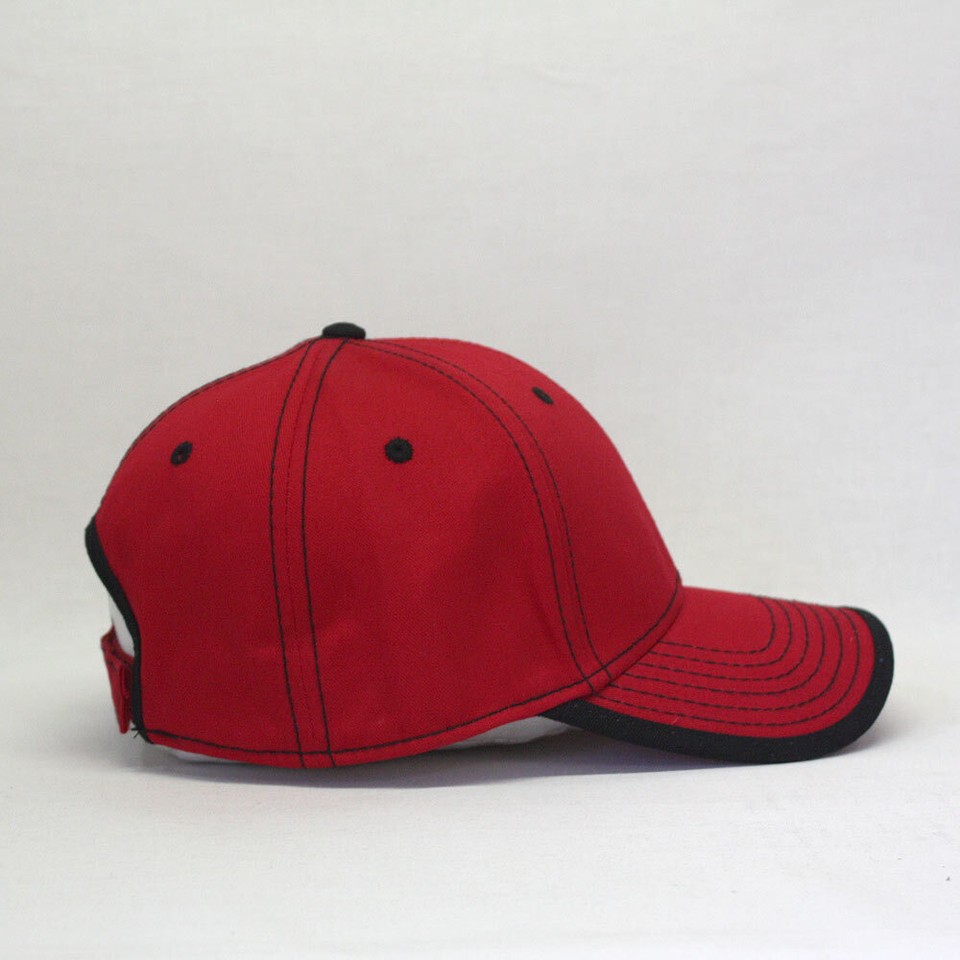 New Contrast Color Stitching Binding Trim Structured Cotton Baseball ...