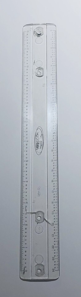 Vintage Vemco 9P-5 Drafting Machine 12" Scale Ruler | eBay