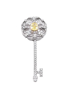 Tiffany & Co. Platinum & 18 Karat Yellow Gold “Scalloped” Key Pin | eBay