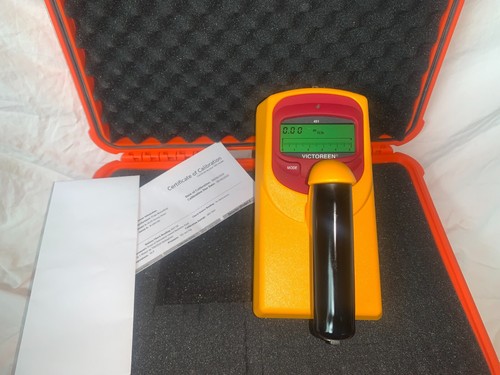 Fluke 451B-RYR Survey Meter Ion Radiation Detector mR/h Case+ ...