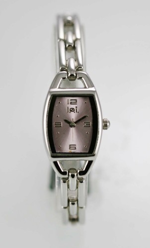 LEI Watch Womens Stainless Steel Silver Water Resistant Battery Pastels ...