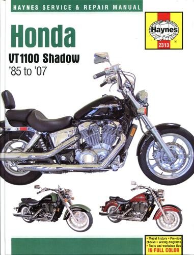 Honda VT1100 Shadow (85-07) Haynes Repair Manual (Paperback) (US IMPORT ...
