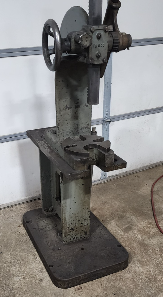 Famco 3 1/2 R Arbor Press 5 Ton Ratcheting Nice Heavy Stand | eBay