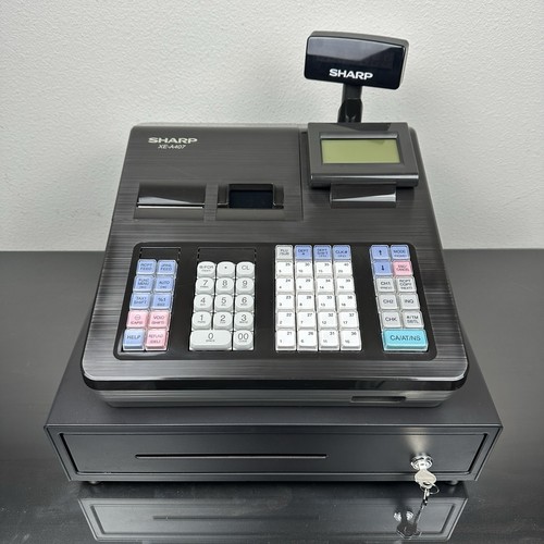 Sharp XE-A407 Electronic Cash Register. Working with keys. | eBay