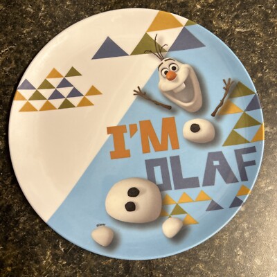 Olaf Children’s Melamine 8”Plate Zak designs | eBay
