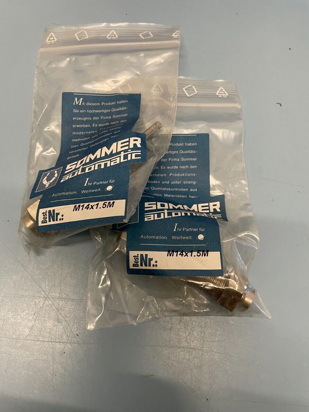 2pcs Brand new Sommer Automatic shock absorber M14x1,5M | eBay