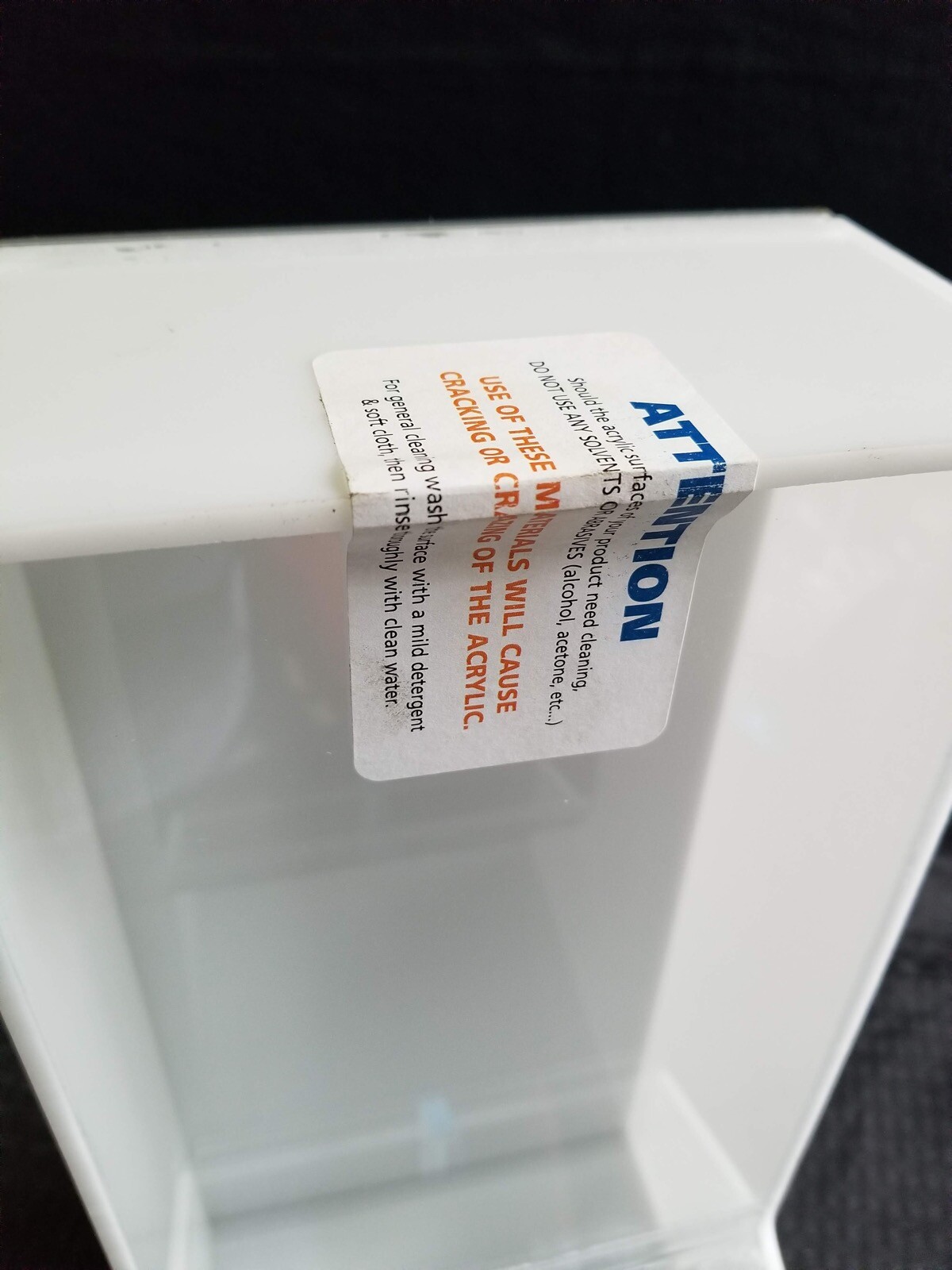 Laboratory Acrylic Plastic Micro Tube Dispenser Storage Box 7" x 6.5" x ...