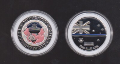 Aussie Cops Thin Blue Line PIGS coin | eBay