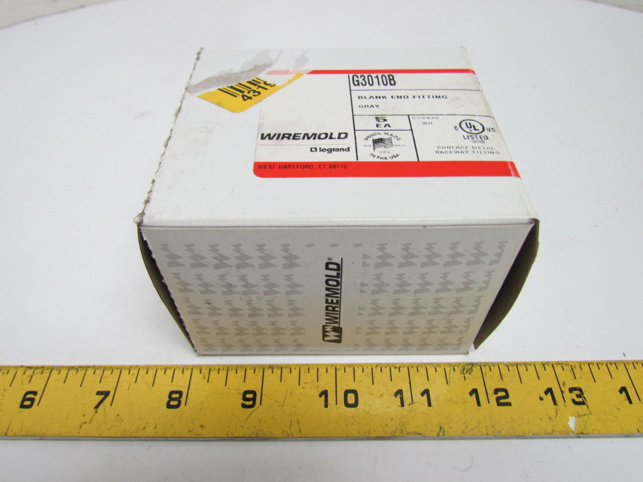 Wire Mold G3010B 3000 Raceway Blank End Fitting Lot of 5 | eBay