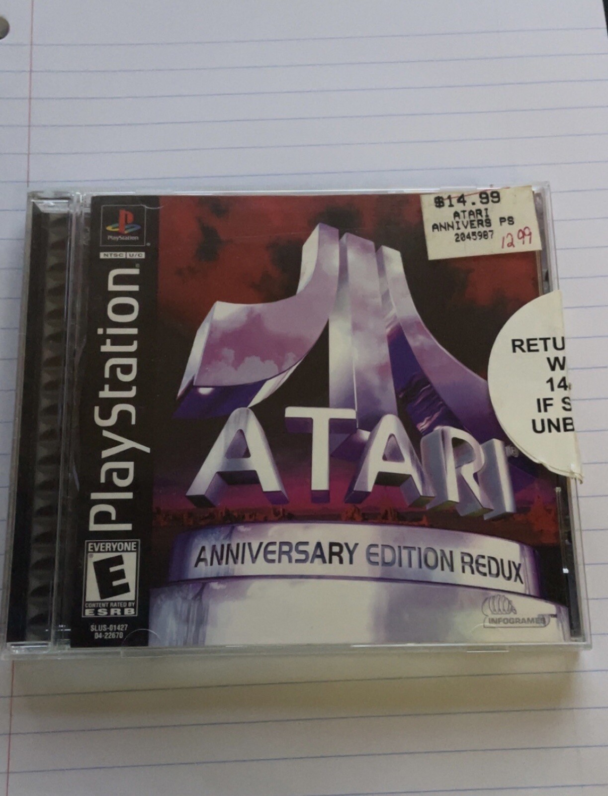 Atari Anniversary Edition Redux (Sony PlayStation 1, 2001) | eBay