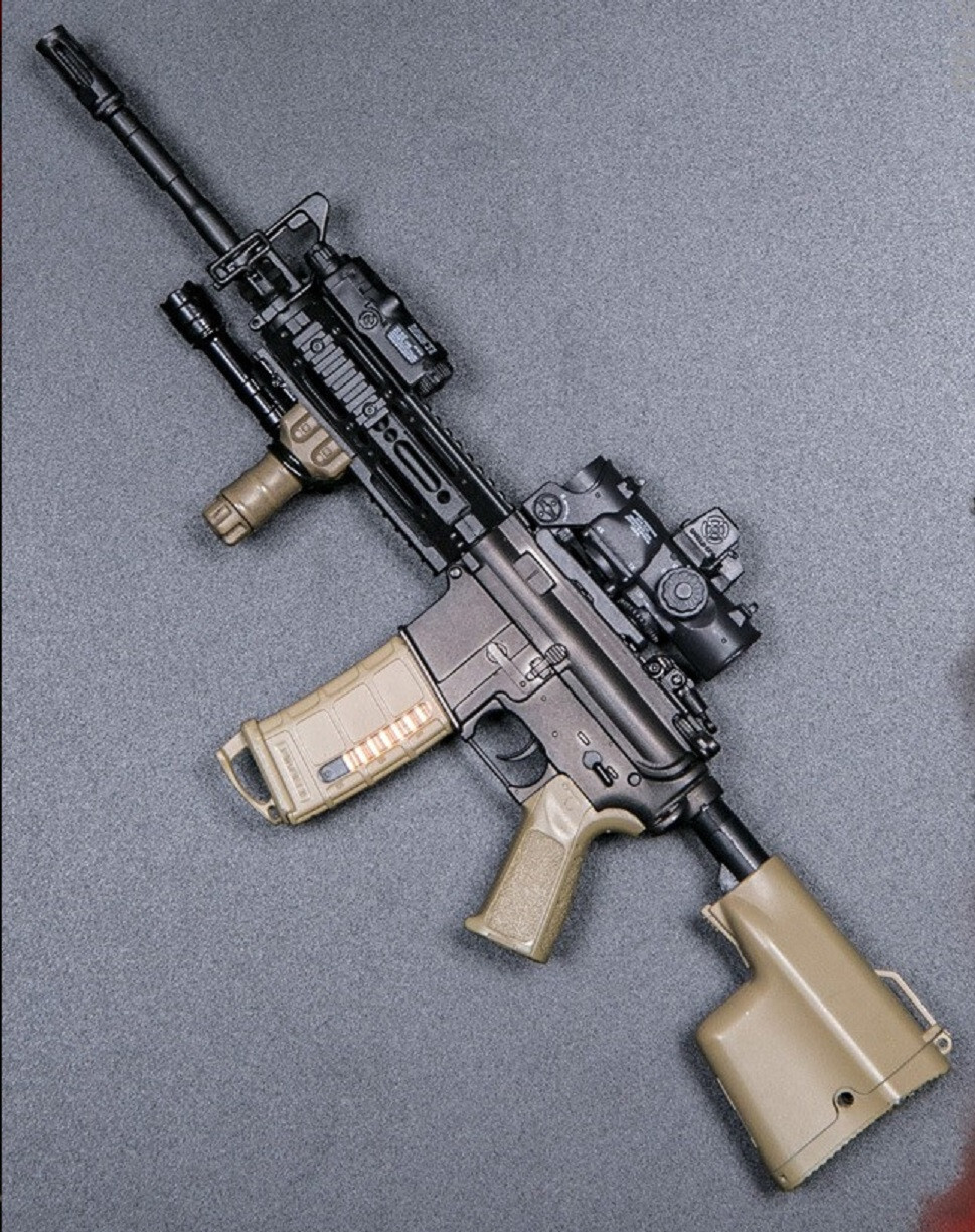 Damtoys 78063 DEA SRT Agent EL Paso - 1/6th scale Rifle with Scope Set ...