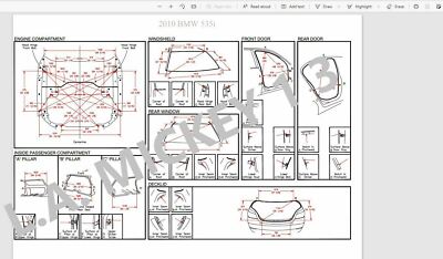 Cars & Trucks Collision Repair Vehicle Frame Dimensions 2008-2020 (PDF ...