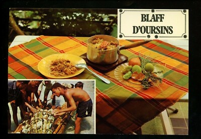 Recipe postcard WW Sea Urchin Blaff Blaff D'Oursins Martinique | eBay