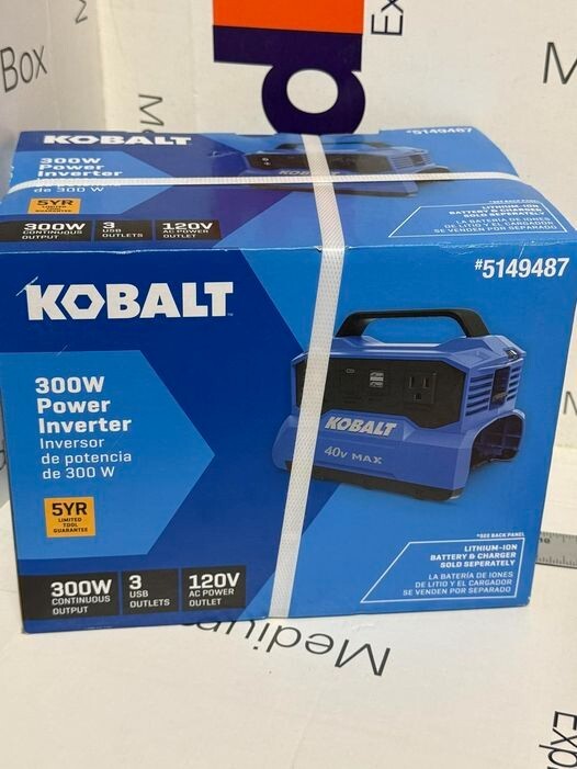 Kobalt 5149487 40V Max 300-Watt Portable Power Inverter - Free Shipping ...