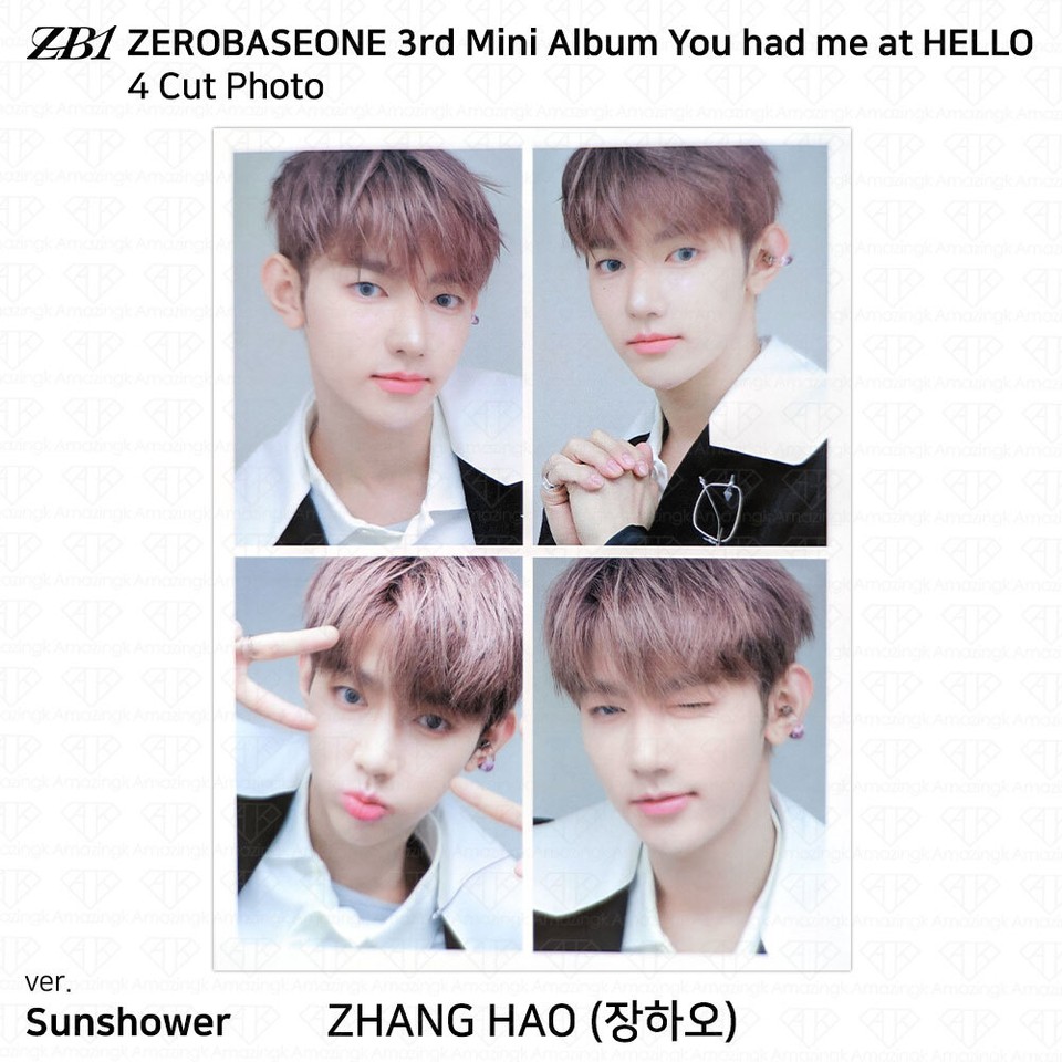 ZEROBASEONE ZB1 3rd Mini Album You had me at HELLO Official Photocard ...