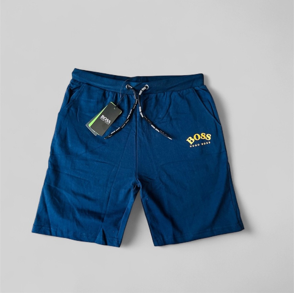 HUGO BOSS GOLD LOGO SWEAT SHORTS FOR MENS | eBay