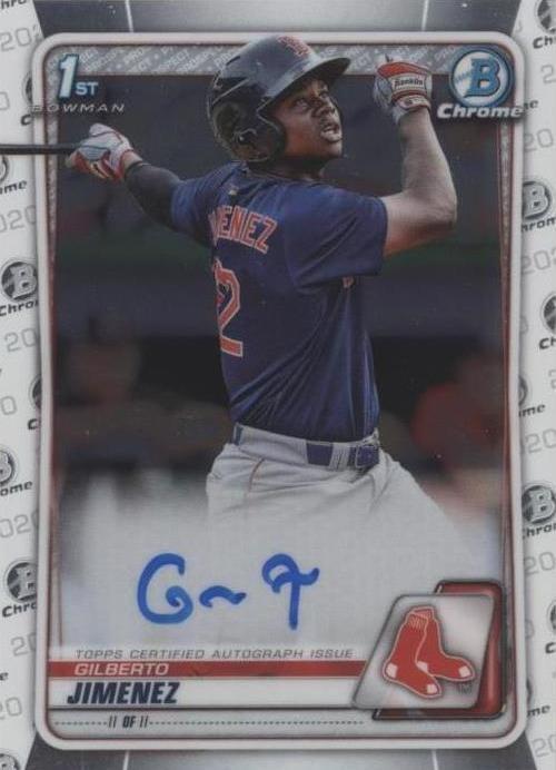 2020 Bowman Chrome - Prospect Autographs Gilberto Jimenez #CPA-GJ (AU ...