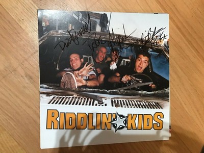 RIDDLIN KIDS promo poster 12X36 AUTOGRAPHED | eBay