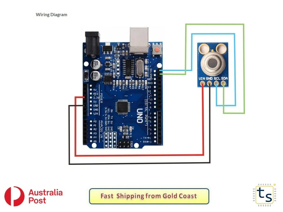 MLX90614 Contactless IR Temperature Sensor Interfacing With, 49% OFF MLX90614 Contactless IR Temperature Sensor Interfacing With, 49% OFF