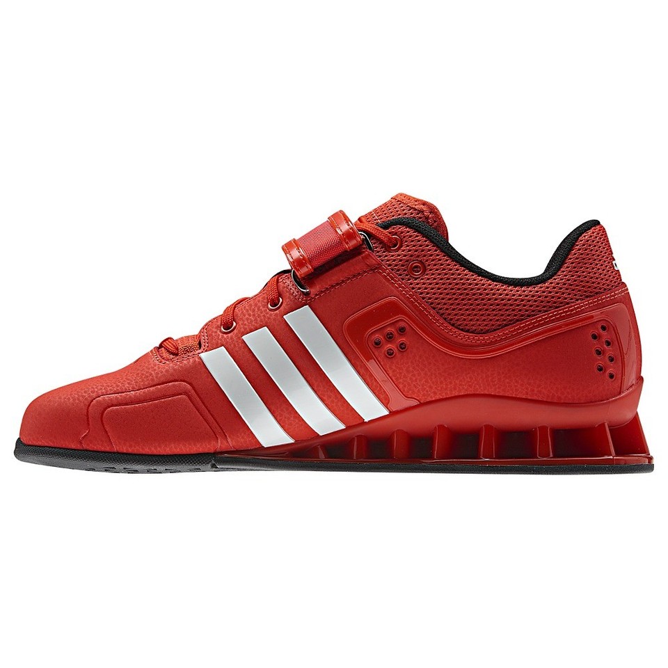 Adidas Adipower Weightlifting Shoes Red White MENS SIZE 16 NEW V24382 ...