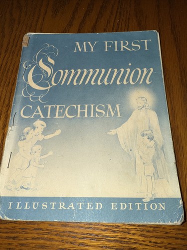 VINTAGE RELIGIOUS My First Communion Catechism | eBay
