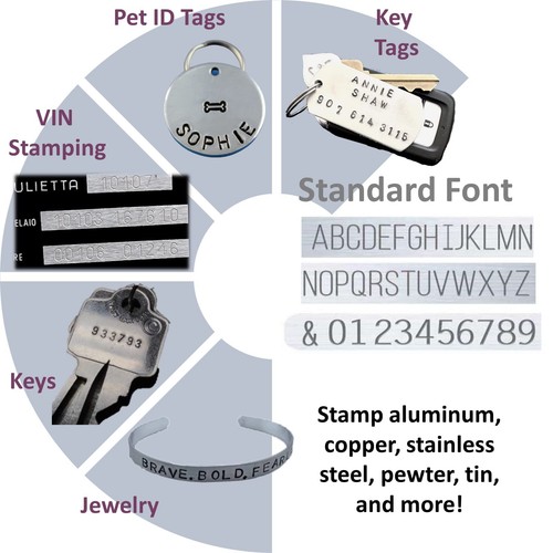 Metal Stamps for Jewelry Stamping Kit, Metal Stamping Kit, VIN Number ...