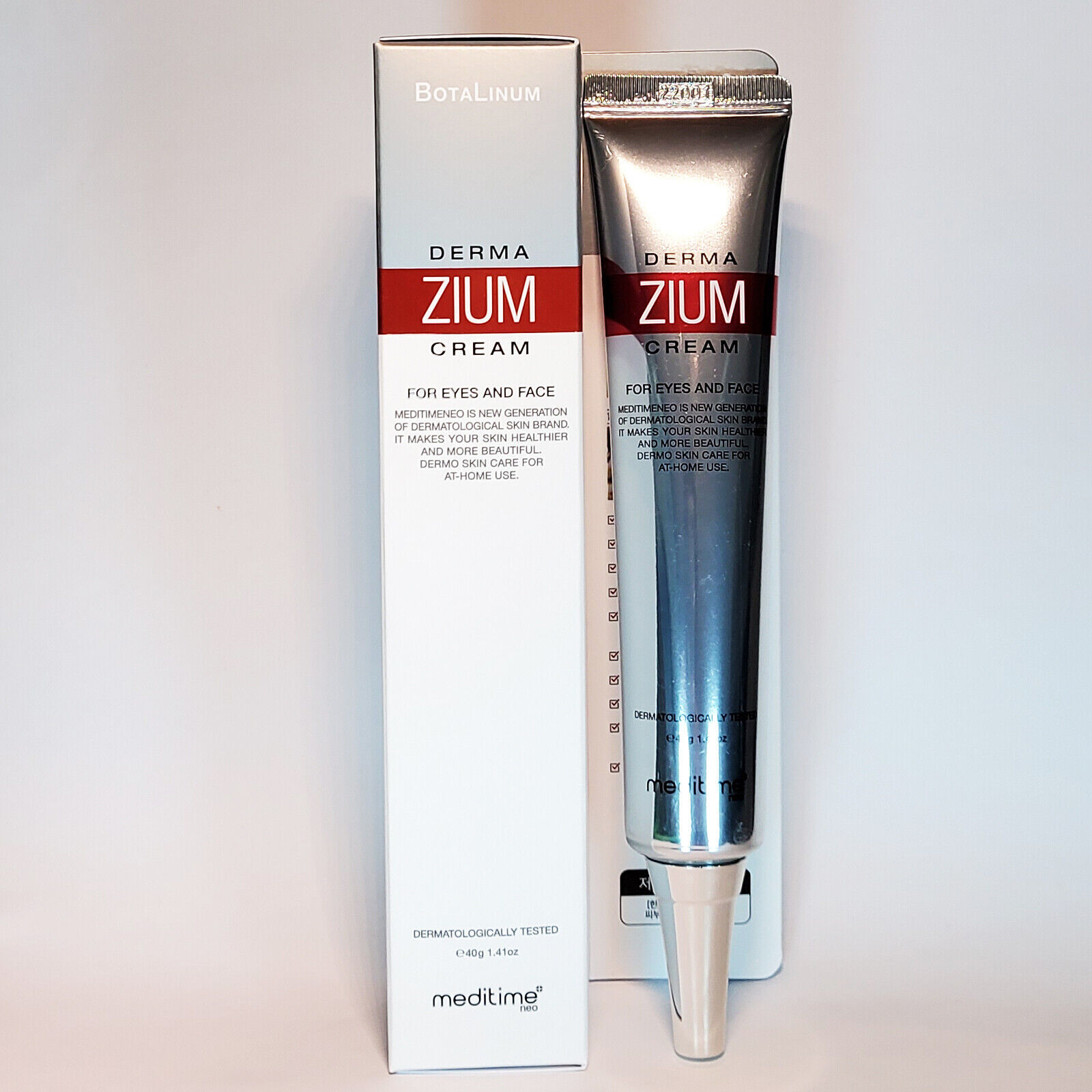 Meditime Botalinum Derma Zium Cream 40g Eye Face Anti Wrinkle K-Beauty ...