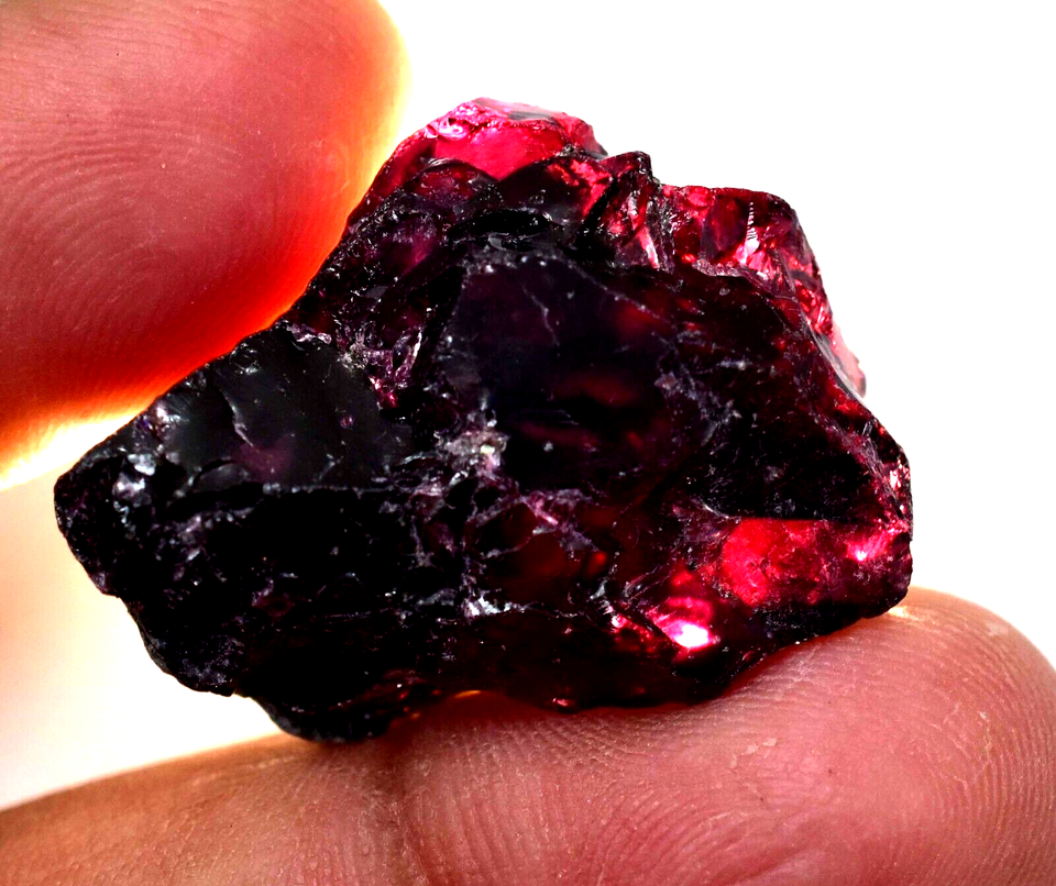 Very Rare Natural Red Painite 80.20 CT Burma Facet Specimen Rough ...