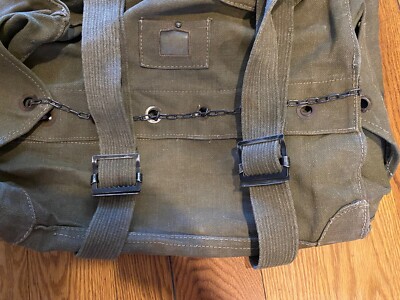 Italian Military Rucksack Pack, Vintage, LARGE, Heavy Canvas, NOS | eBay