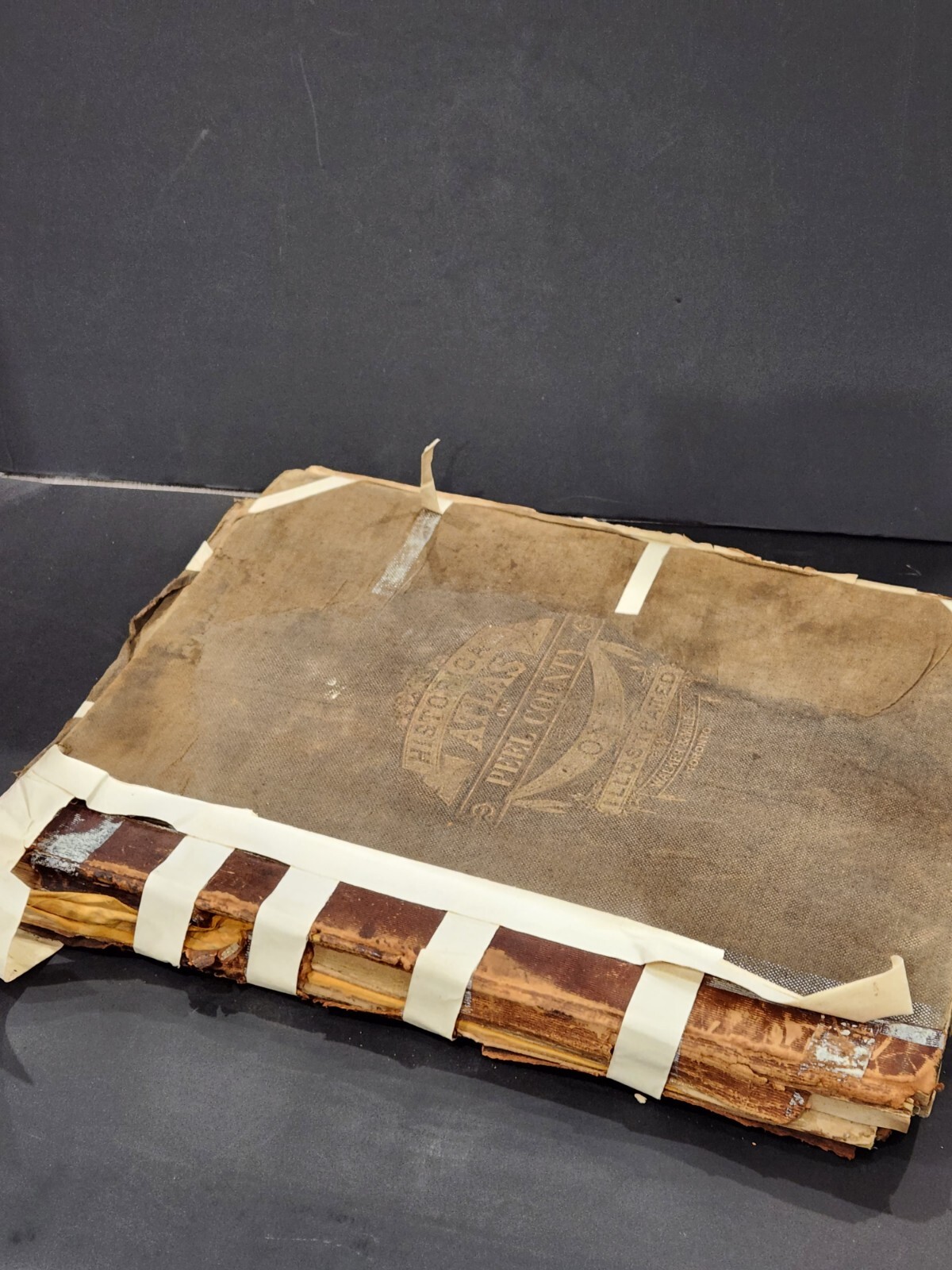 Original 1877 ILLUSTRATED HISTORICAL ATLAS OF PEEL by J.H. Pope ...