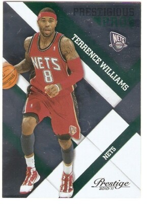 TERRENCE WILLIAMS SERIAL /499 2010-11 PRESTIGE PRESTIGOUS PROS 5 ...