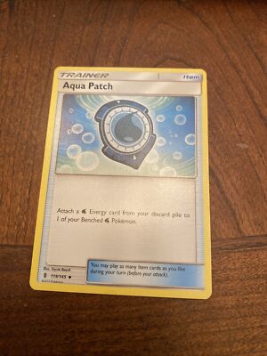 POKEMON Trading Card Trainer Aqua Patch 119/145 | eBay
