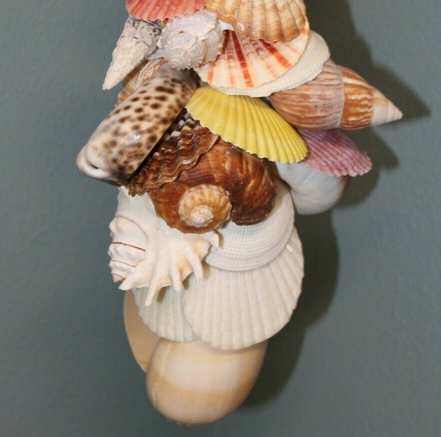 Beach Bungalow Hanging Seashell Decor Heavy Dense Mobile, Handmade, Sea ...