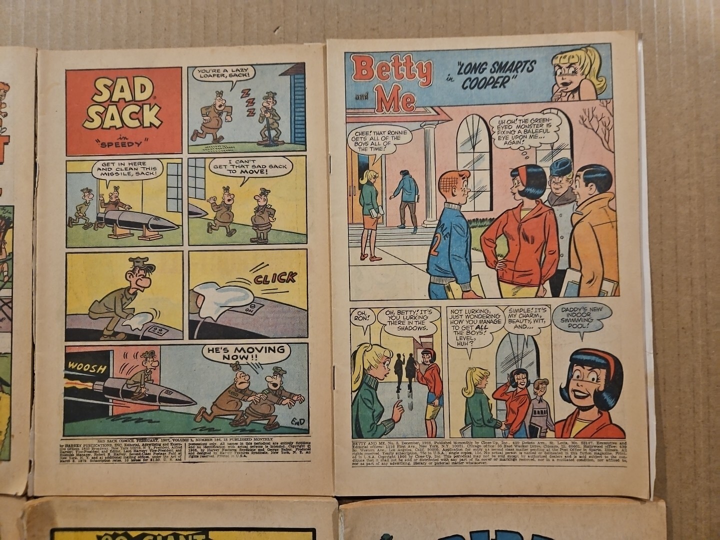 DC, Marvel, Archie Lot of 14 Coverless Silver Age Comics Superman ...