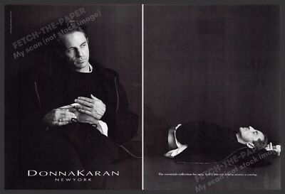 Donna Karan Menswear 1990s Print Advertisement (2 page) 1993 Peter ...